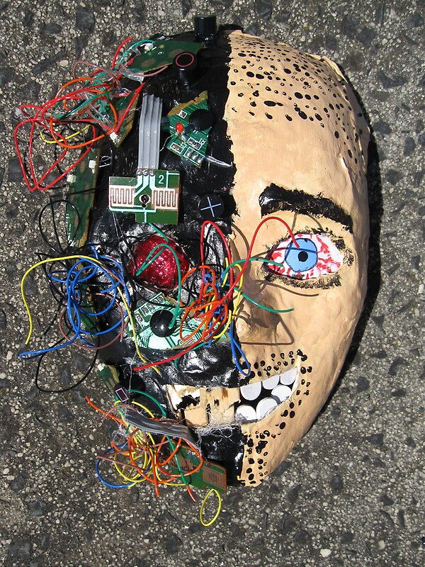 "Grotesque Papier Mache Mask" by stkevinsart | Redbubble