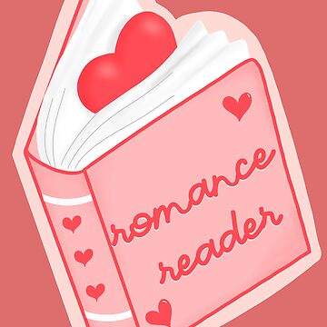 "Romance Reader Sticker | Romance books " Sticker for Sale by ...