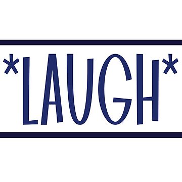 "LAUGH cue card " Art Board Print for Sale by Losing It Stickers | Redbubble