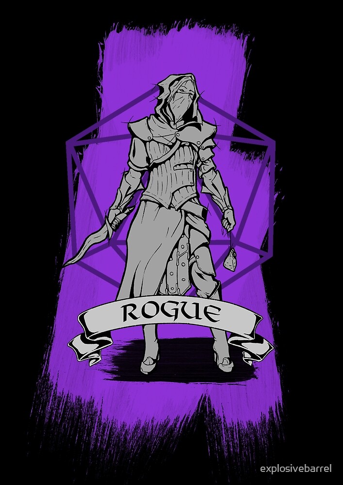 "D&D Class - Rogue" by explosivebarrel | Redbubble