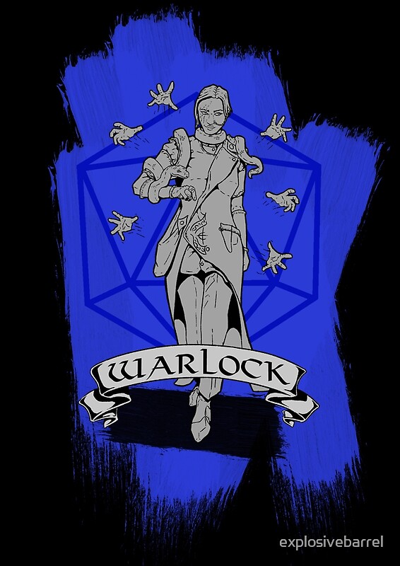 "D&D Class - Warlock" by explosivebarrel | Redbubble