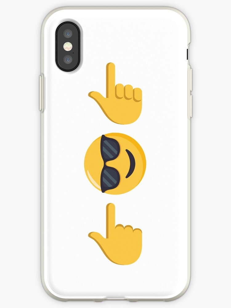 "Zoop - Emoji Finger Guns" iPhone Cases & Covers by Snibel | Redbubble