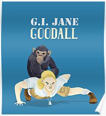 Jane Goodall: Posters | Redbubble