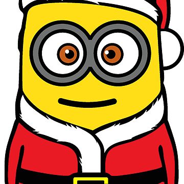 "MINION SANTA CLAUSE" Sticker for Sale by Mr Shy | Redbubble