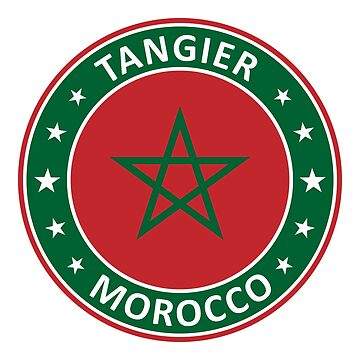 "City of Tangier, Morocco" Sticker for Sale by Alma-Studio | Redbubble