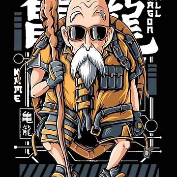 "Master roshi dragon ball z cartoon fan art" Poster for Sale by Sovik ...