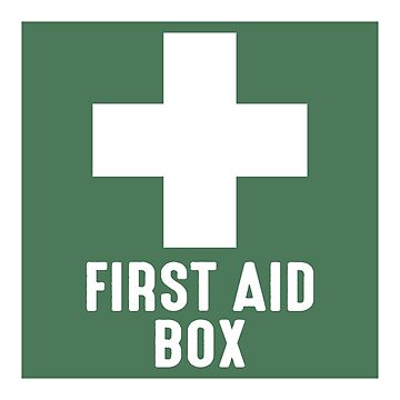 "First Aid Box" Sticker for Sale by y4shiro | Redbubble