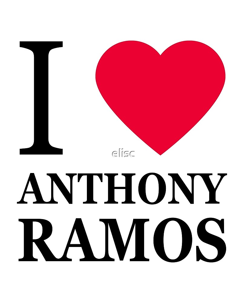 "I love Anthony Ramos (1)" by elisc | Redbubble