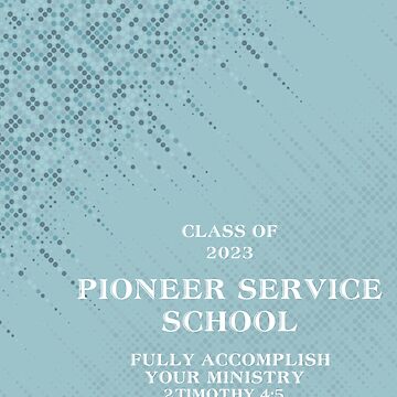 "pioneer service school 2023" Sticker for Sale by abanoob | Redbubble