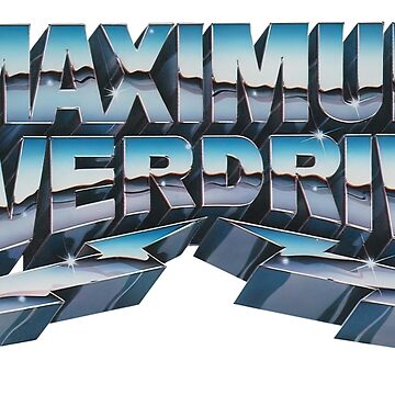 "Maximum Overdrive (HD Logo)" Sticker by djust85 | Redbubble
