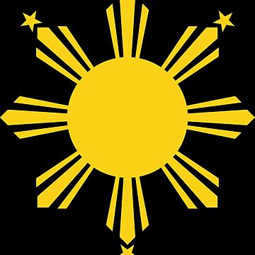 "Filipino Sun and Stars of the Flag of the Philippines by AiReal ...