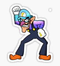 Waluigi: Stickers | Redbubble