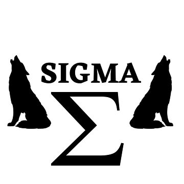 "Sigma Male Grindset Gigachad Alpha Symbol" Sticker for Sale by ...