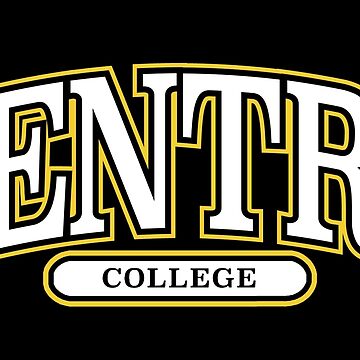 "centre college - serif font curved " Kids T-Shirt for Sale by ...