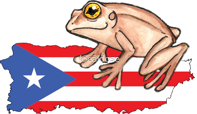 "El Coqui de Puerto Rico" Stickers by localdose | Redbubble