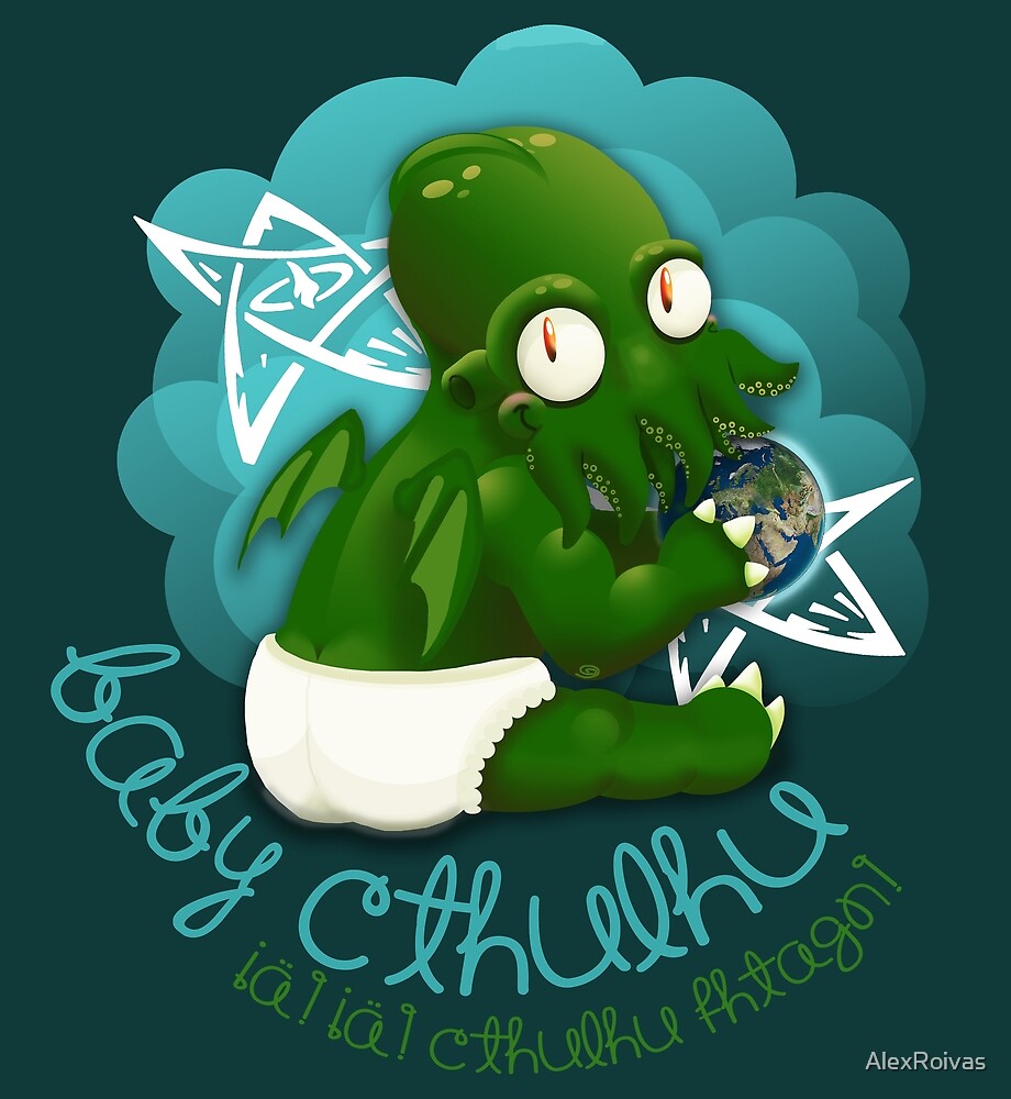 "A cute baby Cthulhu" by AlexRoivas | Redbubble