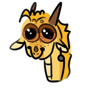 "Silly Qibli - WOF" Sticker for Sale by Jinxdrawsstuff | Redbubble