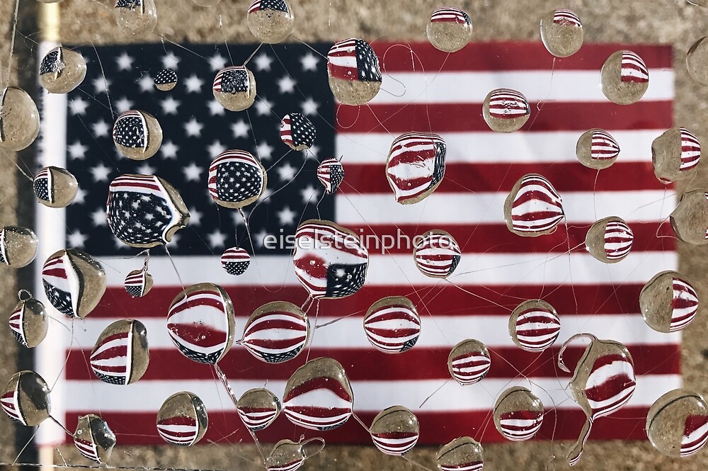"Distorted American Flag" by eiselsteinphoto | Redbubble
