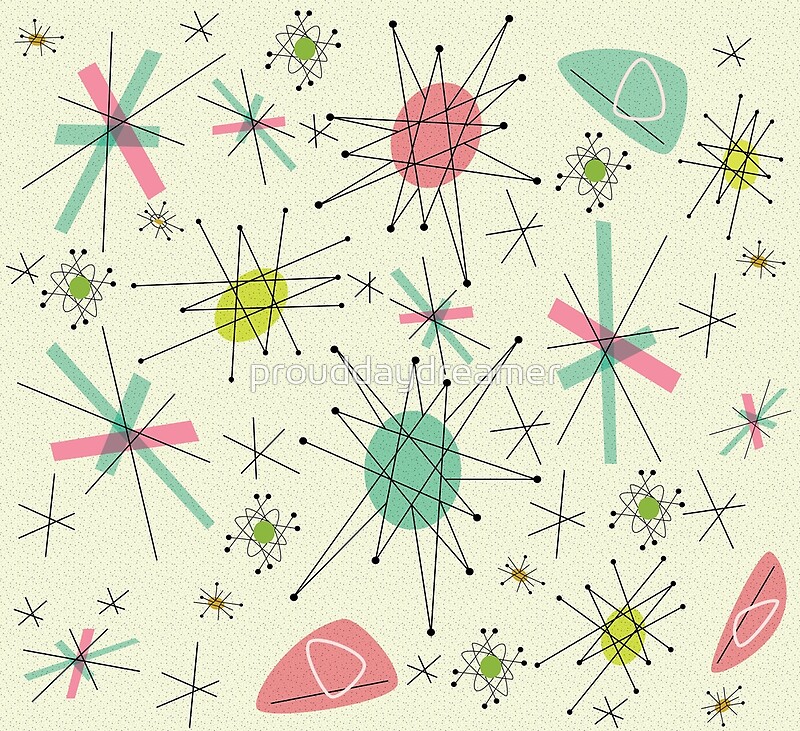 "Atomic 50s" by prouddaydreamer | Redbubble