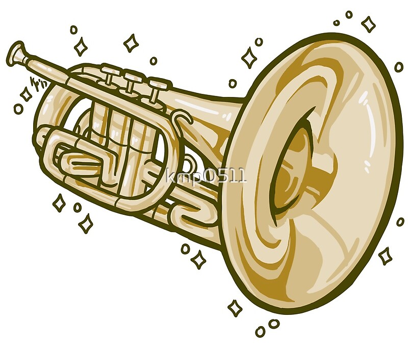 "Mellophone!! (Gold)" by kmp0511 | Redbubble