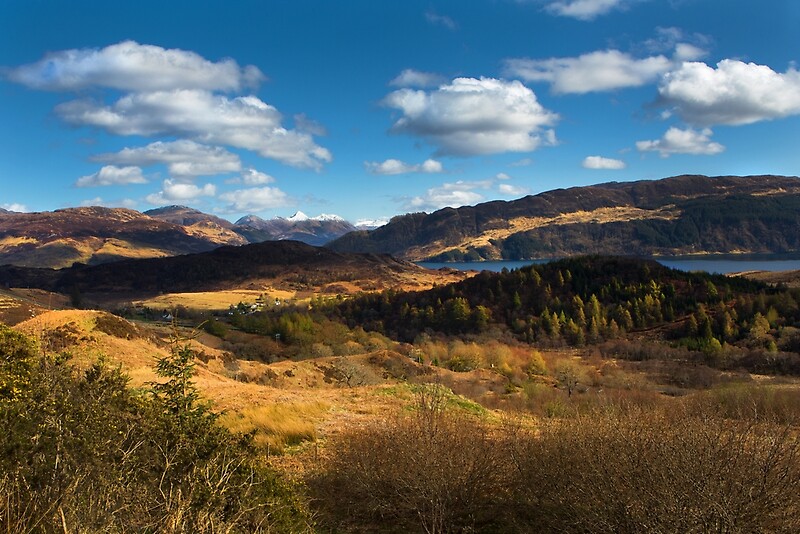 "Highland view." by Dave Hare | Redbubble