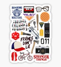 Stranger Things: Pegatinas | Redbubble
