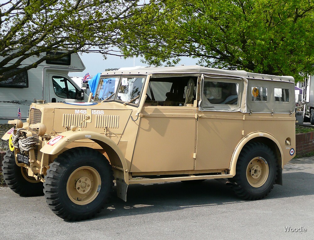 "RAF Humber Staff Car sideview(photo)" by Woodie | Redbubble