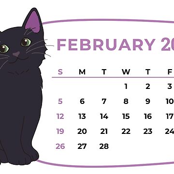 "Cute Cats Calendar 2023, February 2023 Calendar For Cat Lovers ...