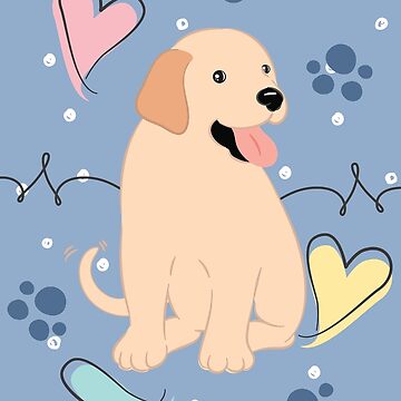 "Love Light Yellow Lab Labrador Retriever Puppy" Sticker for Sale by ...
