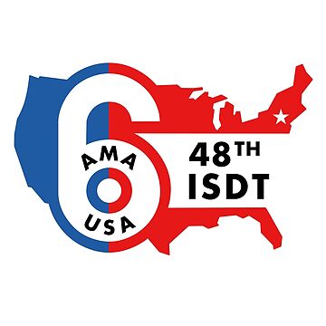 "48th ISDT" Sticker for Sale by TheScrambler | Redbubble