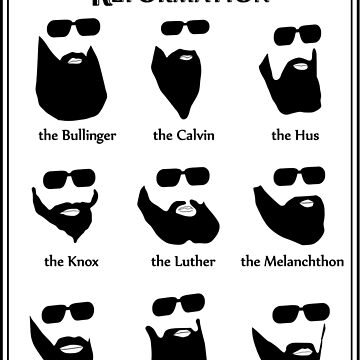 "Beards of the Reformation" Poster for Sale by SeeScotty | Redbubble