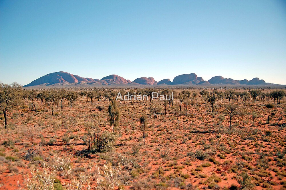 "Desert Landscape Uluru - Kata Tjuta National Park, Northern Territory ...