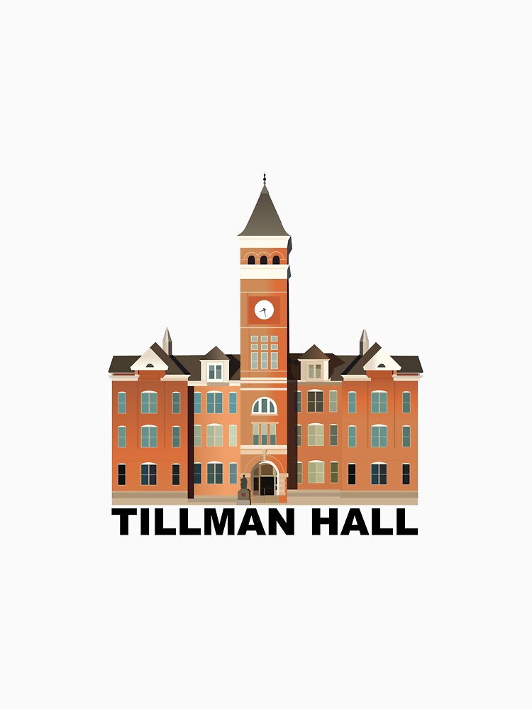 "Tillman Hall, Clemson" T-shirt by Mebbert | Redbubble