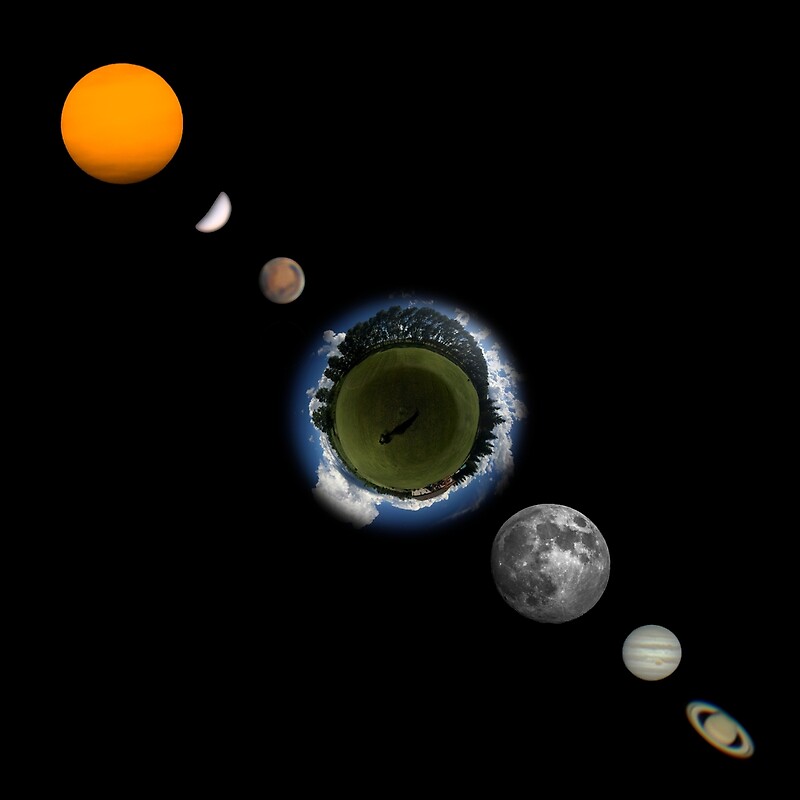 "My Solar System (Square)" by Armand9x | Redbubble