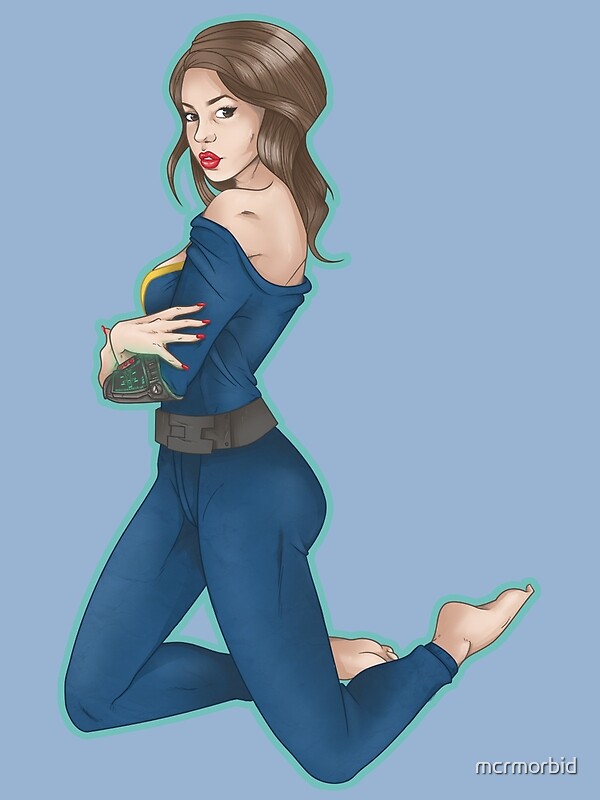"Bunker Pin-Up" by Samantha Royle | Redbubble