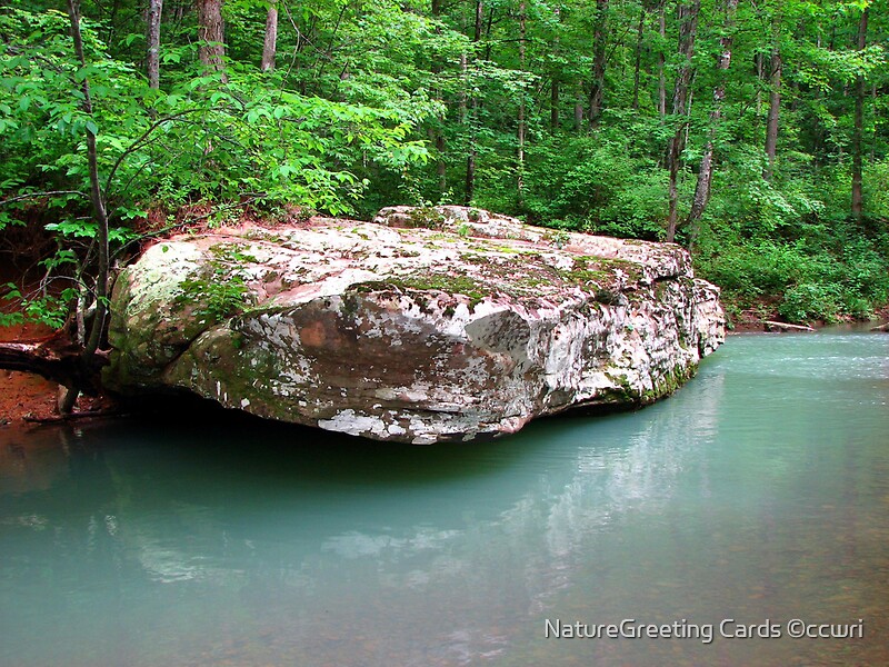 "A Simple Beauty... Rock, and Water ~ Dripping Spring, Arkansas" by ...