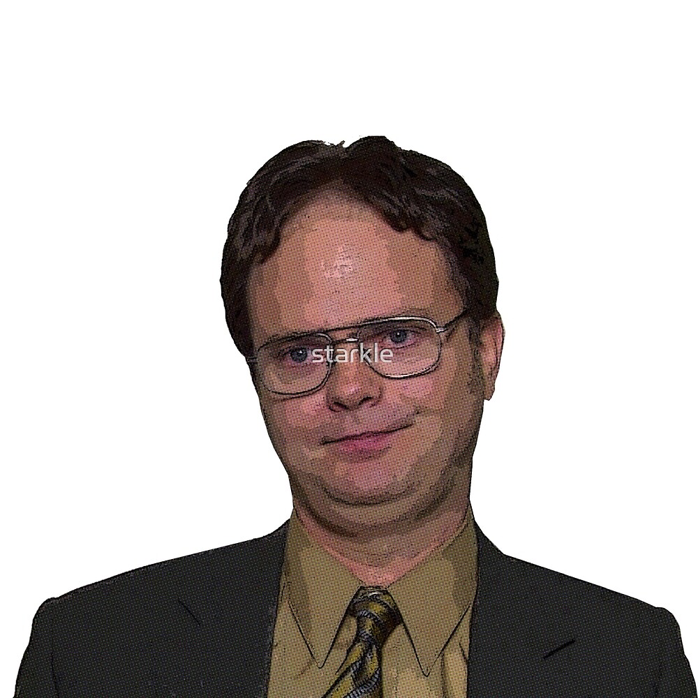 "DWIGHT SCHRUTE The Office TV Show Funny NBC" by starkle | Redbubble