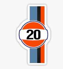 Gulf Racing Stickers | Redbubble