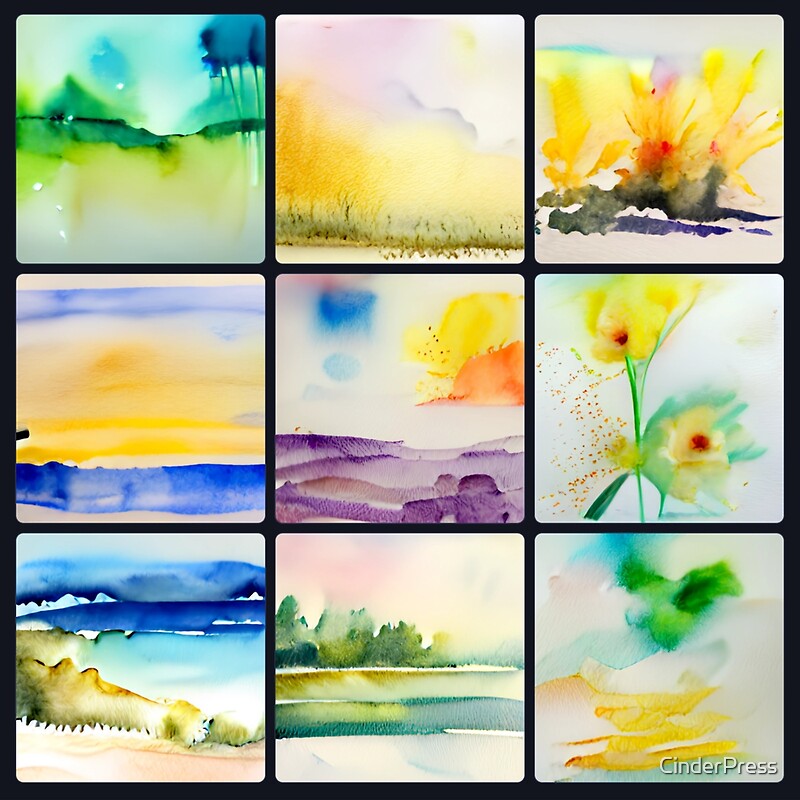 "I'm Not Going to Take It Anymore art pack/ Watercolor, Abstract Paint ...