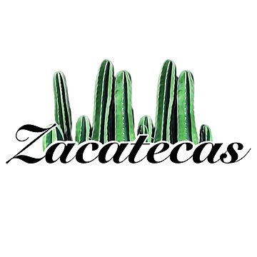 "Zacatecas With Cacti" Sticker for Sale by mexdani | Redbubble