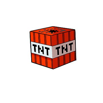 "TNT (Minecraft)" Poster for Sale by mvwheelock | Redbubble