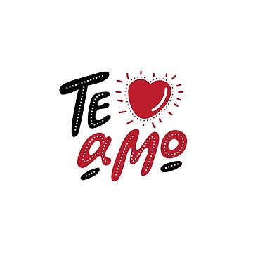 "Te Amo" Sticker for Sale by THE-TFG | Redbubble