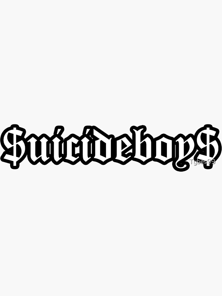 "Suicideboys" Sticker by Tybes99 | Redbubble