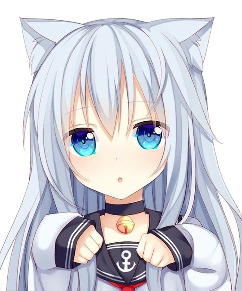 "Cute Neko Hibiki Anime Artwork!" by kickdesigns | Redbubble