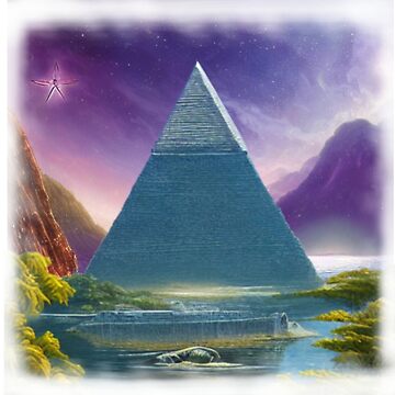 "Fantasy Pyramid" Sticker for Sale by AmericanTravel | Redbubble