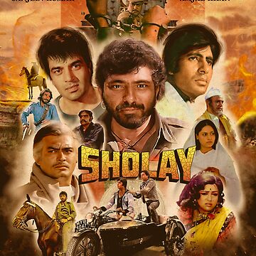 "Sholay Painting " Essential T-Shirt for Sale by Sansahota | Redbubble