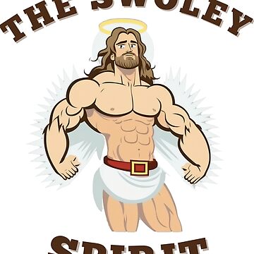 "Buff Jesus - The Swoley Spirit" Poster for Sale by MJ ⭐⭐⭐⭐⭐ | Redbubble