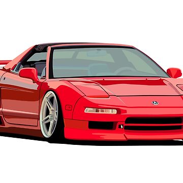"NSX Cartoon" Art Print for Sale by ToonMyRide | Redbubble