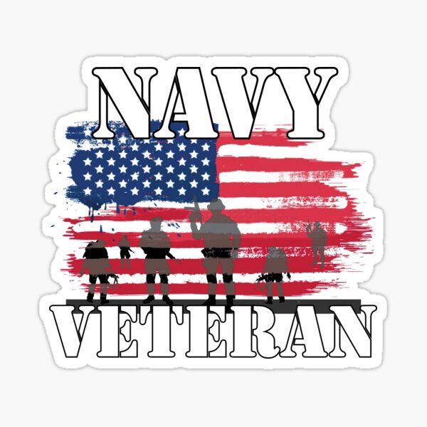 Us Navy Veteran Stickers | Redbubble