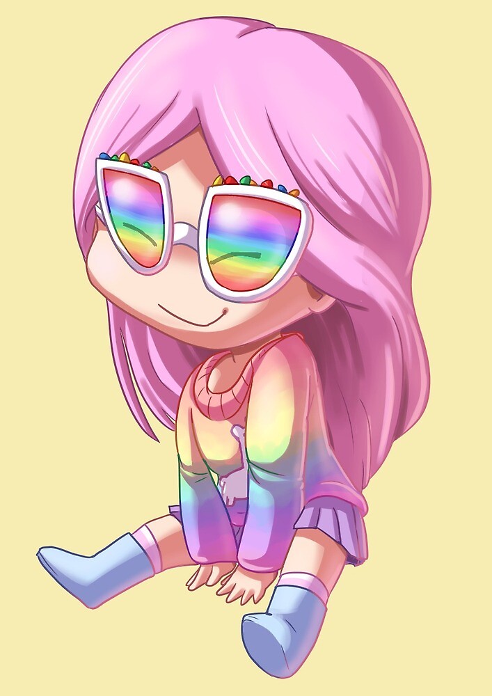 "AliceStarz Roblox Avatar Art Chibi Kawaii" by AliceLPS | Redbubble